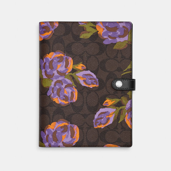 Coach | Office | Nwt Coach Outlet Notebook In Signature Canvas With ...